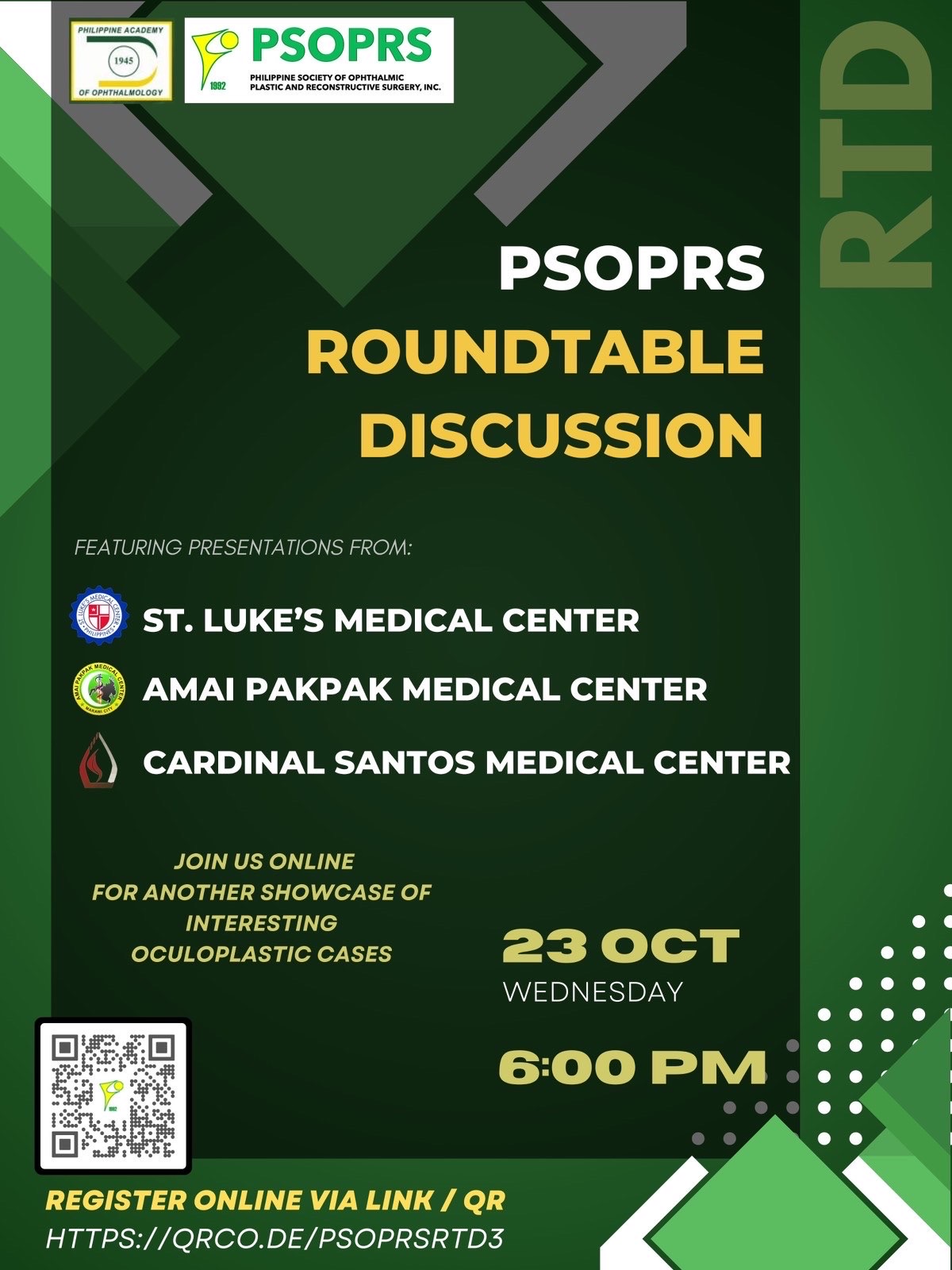 PSOPRS Round Table Discussion - EFP Today